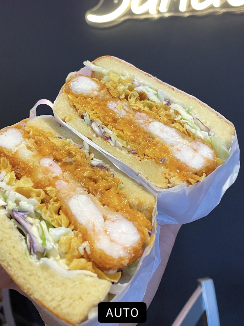 shrimp sando